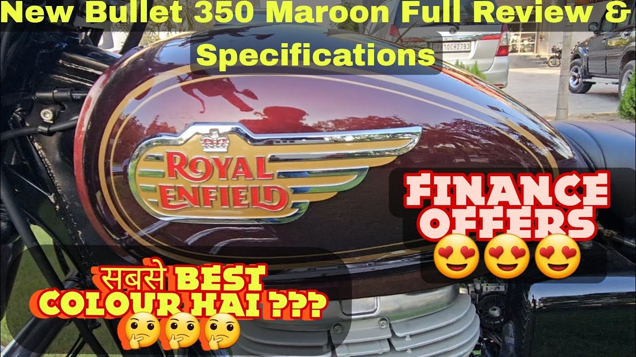 New Bullet 350 Maroon Standard First Review | क्या खास है इसमें ...