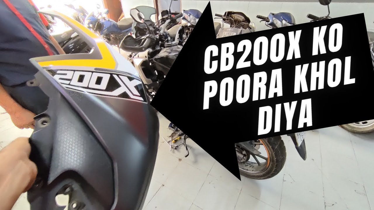 Warranty Claim on Honda CB200X | Bike ko Poora Khol Diya | JS XTREME ...