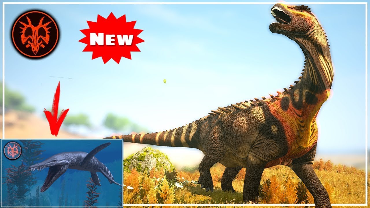 Ampelosaurus and Sachicasaurus added ! (Path of titans) - YouTube