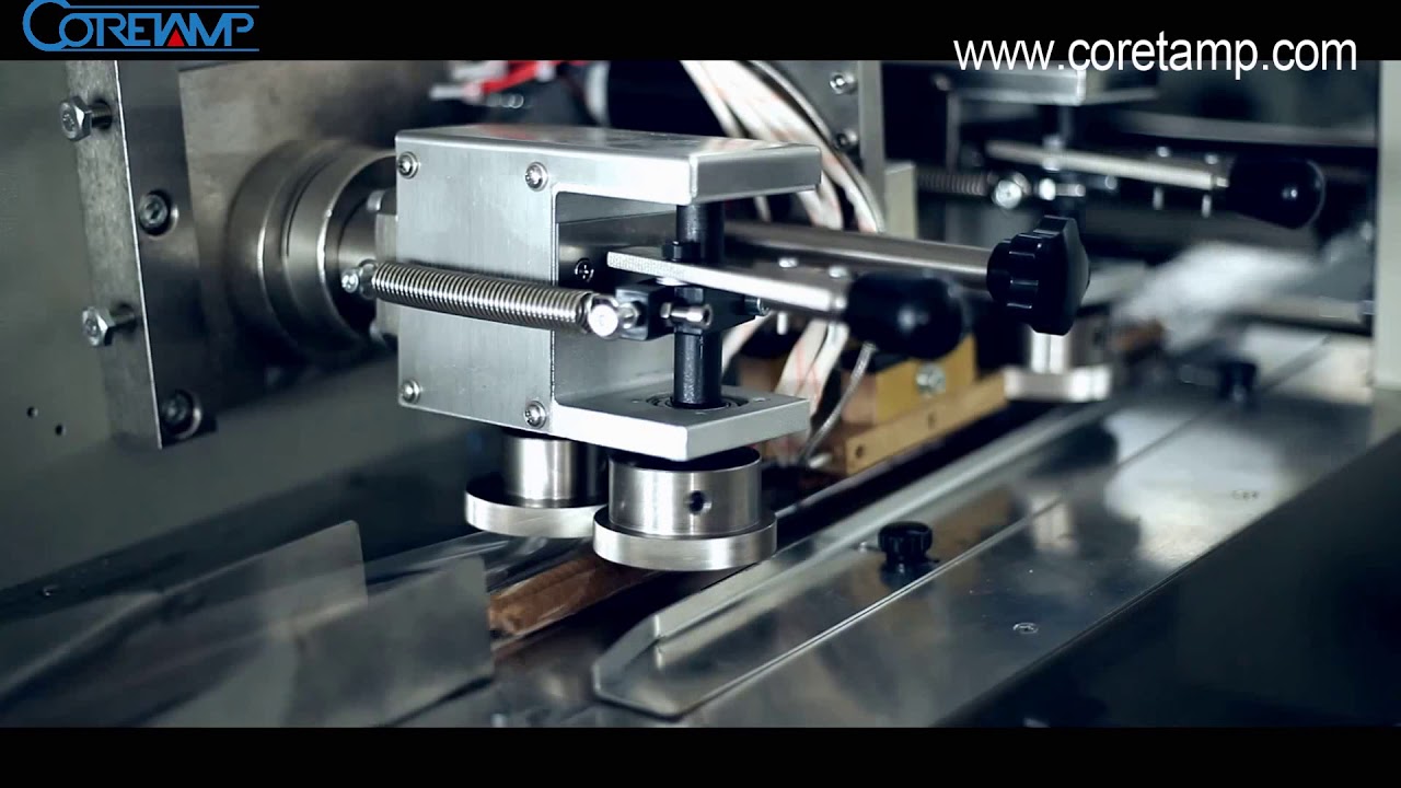 Horizontal egg roll packing machine - YouTube