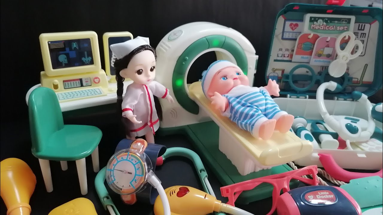 24:08 Minutes Satisfying with Unboxing Medical Doctor with CT Scan Toy ...