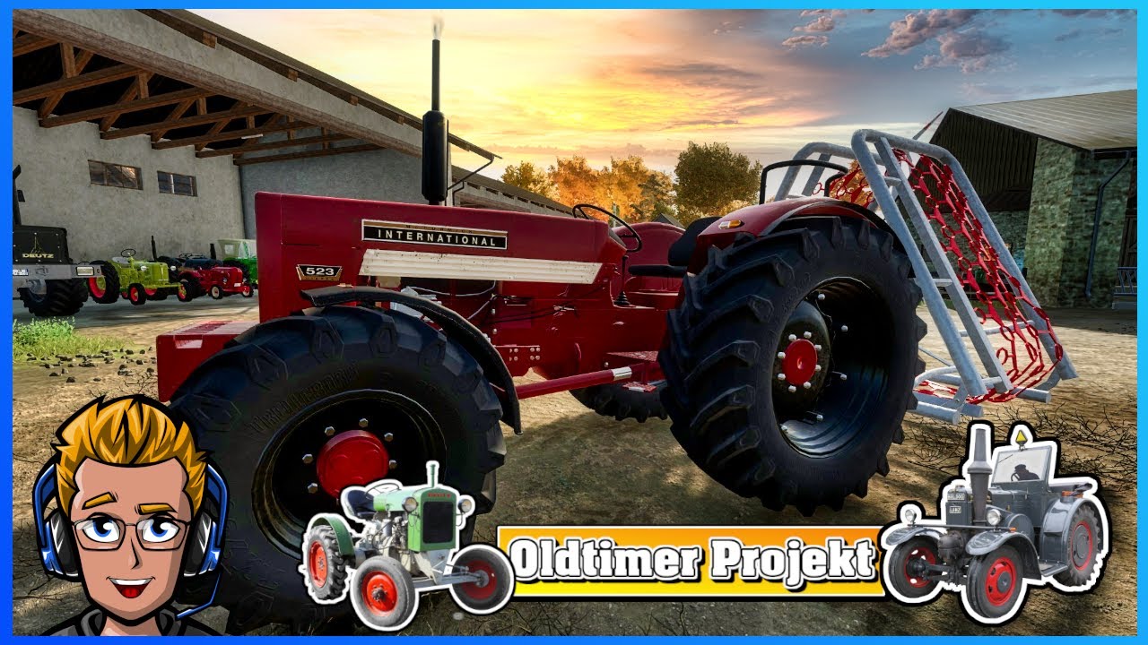 LS22 Oldtimer Projekt 28 | Lizard Wiesenschleppe Oldtimer Striegel ...