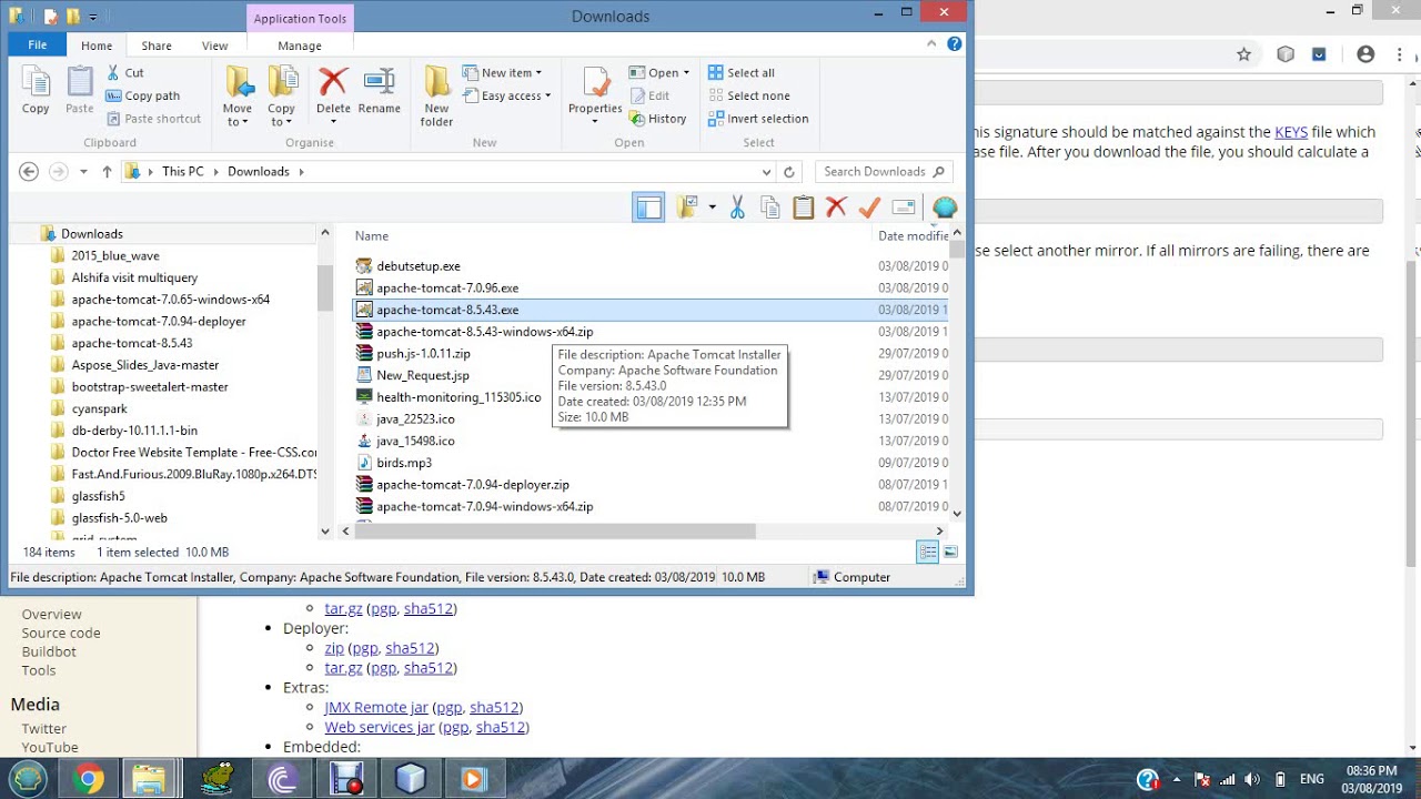 How To Add Apache Tomcat Server In Netbeans Ide Youtube