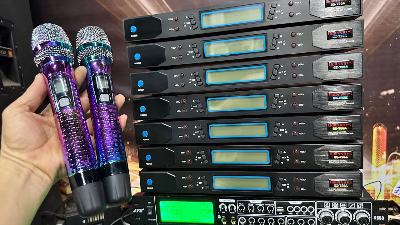 Micro baier 790A-đẹp như mới-thánh nịnh tiếng-giá rẻ, karaoke bao phê ...