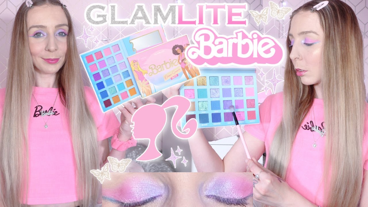 GLAMLITE BARBIE DREAM SUMMER PALETTE 🛼 COLLAB @moretofaye 🎀 - YouTube