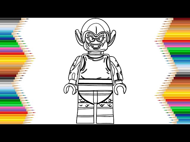 Lego Green Goblin Coloring Pages