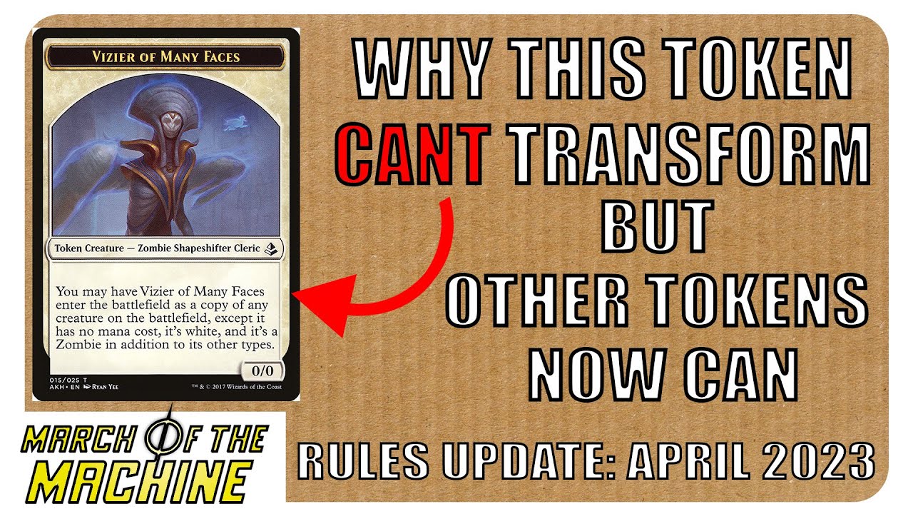 DONT MAKE THIS MISTAKE - March of the Machine Token Rules Update - MTG ...