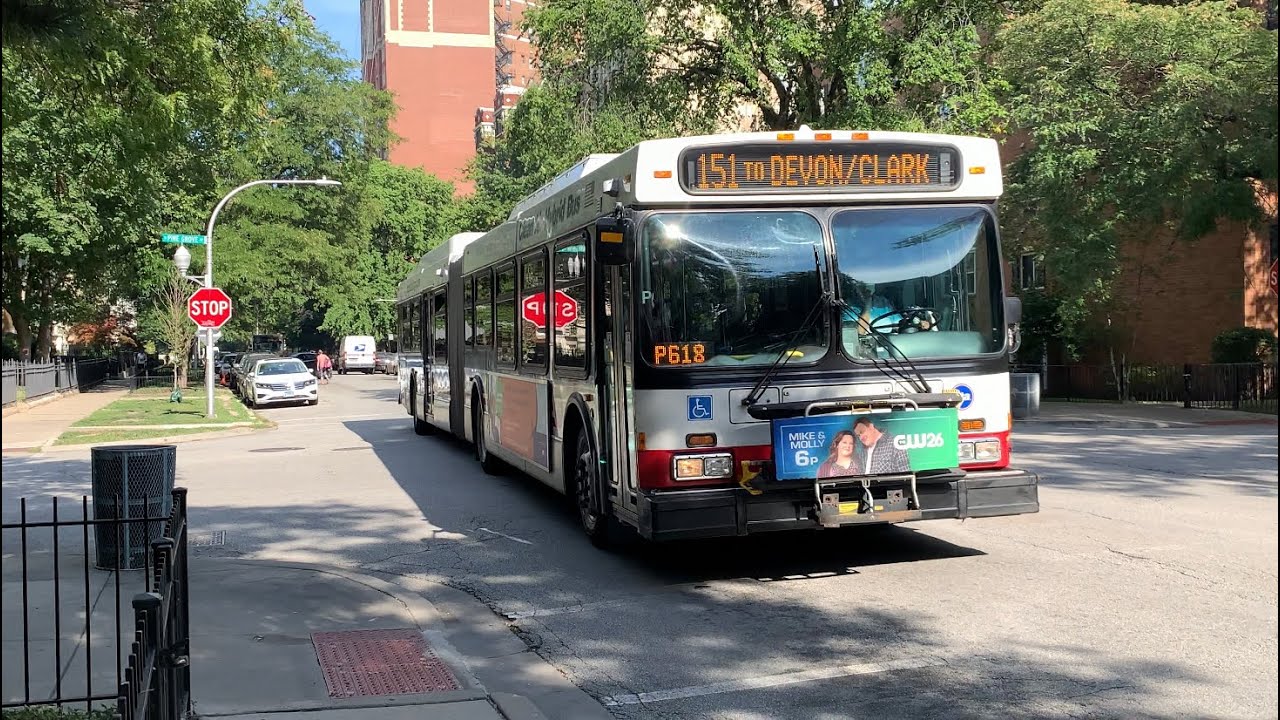 CTA, NFI DE60LF #4104 on Route 151 at Sheridan / Pine Grove! - YouTube