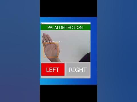 Left or Right Selection using OpenCV Palm Detection - YouTube