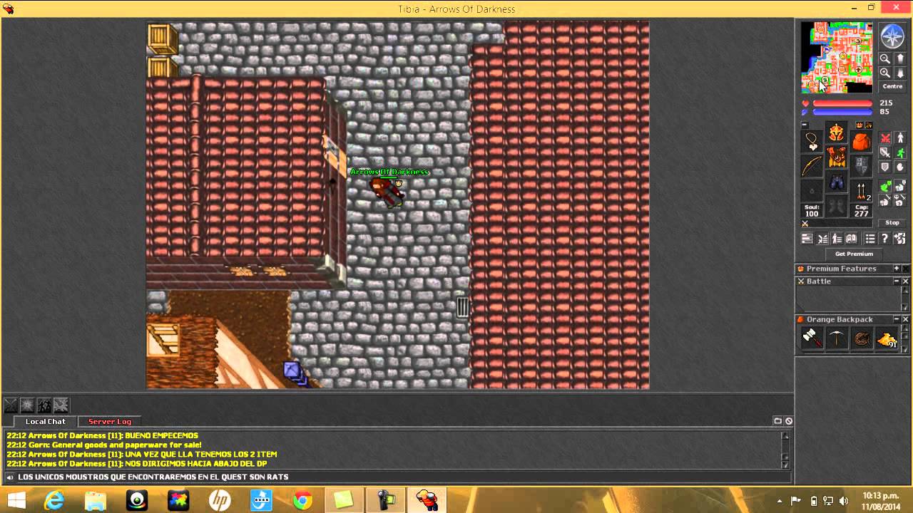 Quest buena y Facil de hacer » Tutorial de Battle Axe Tibia - Thais ...