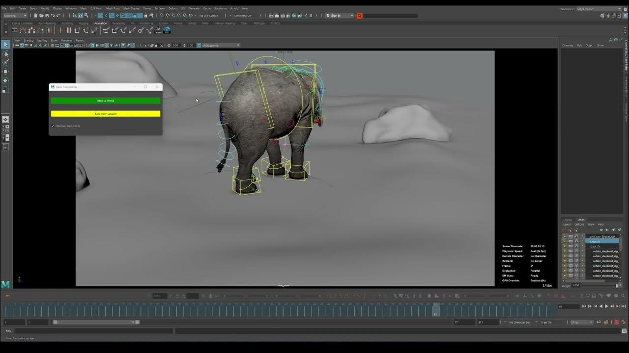 Autodesk Maya World Bake Tool using AI ChatGPT - YouTube