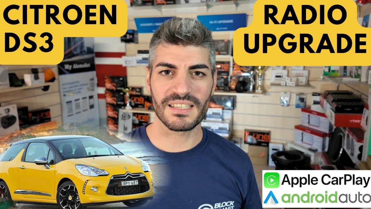CITROEN DS3 - RADIO UPGRADE CARPLAY ANDROID AUTO - YouTube