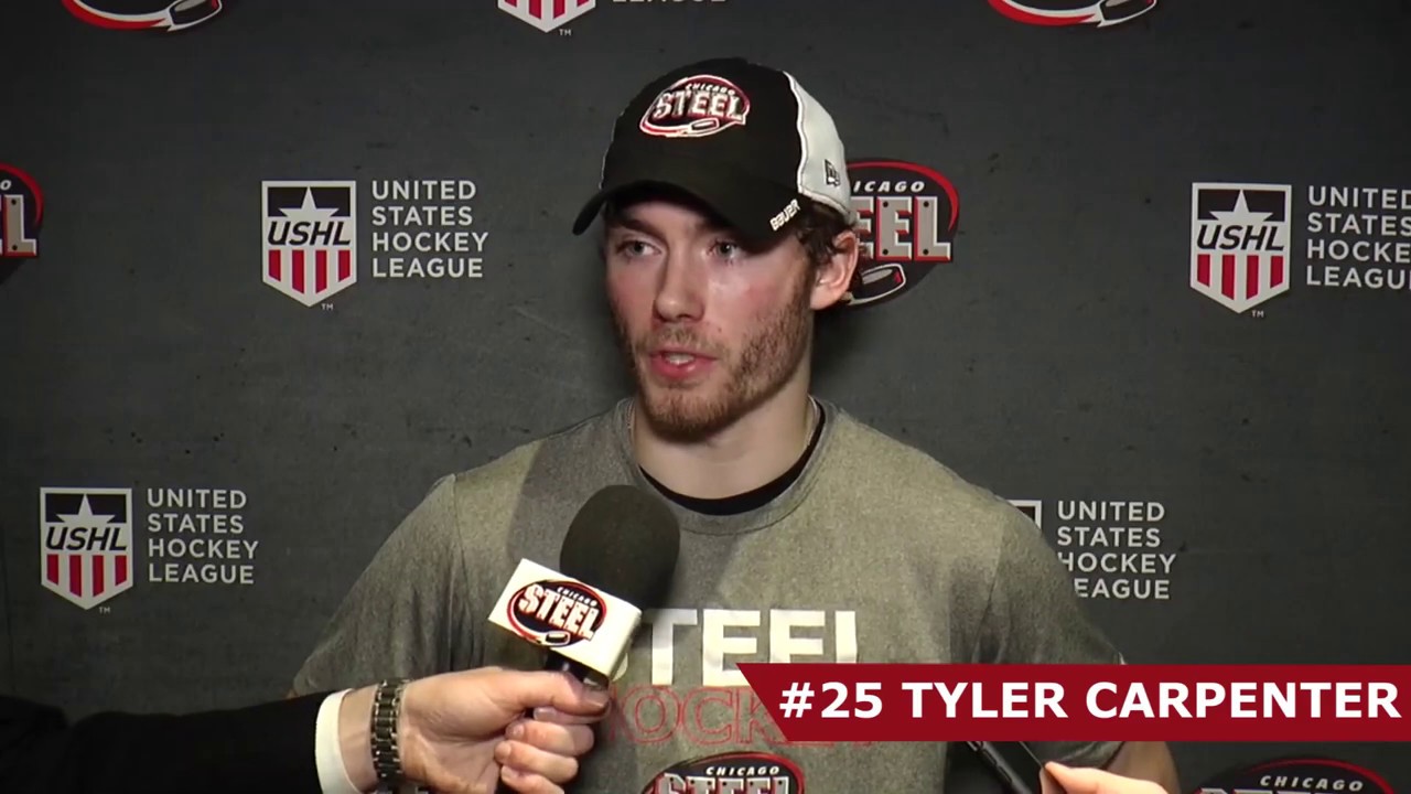 Steel Forward Tyler Carpenter Postgame - January 26th vs. Cedar Rapids ...