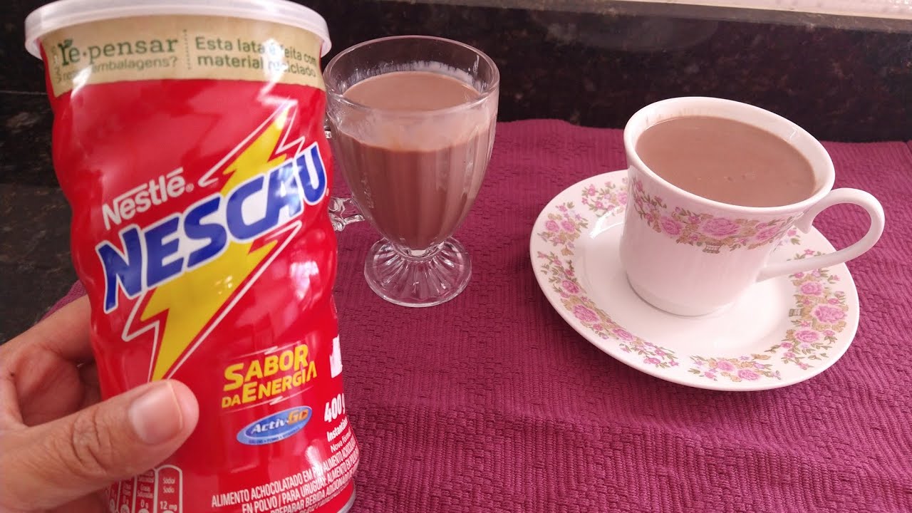 CHOCOLATE QUENTE SUPER CREMOSO DE NESCAU - YouTube
