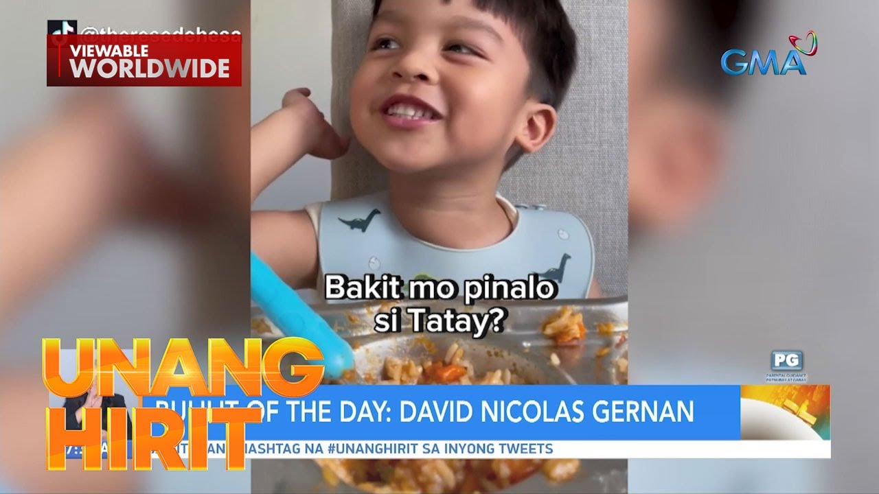 #UHBulilitOfTheDay— David Nicolas Gernan | Unang Hirit - YouTube
