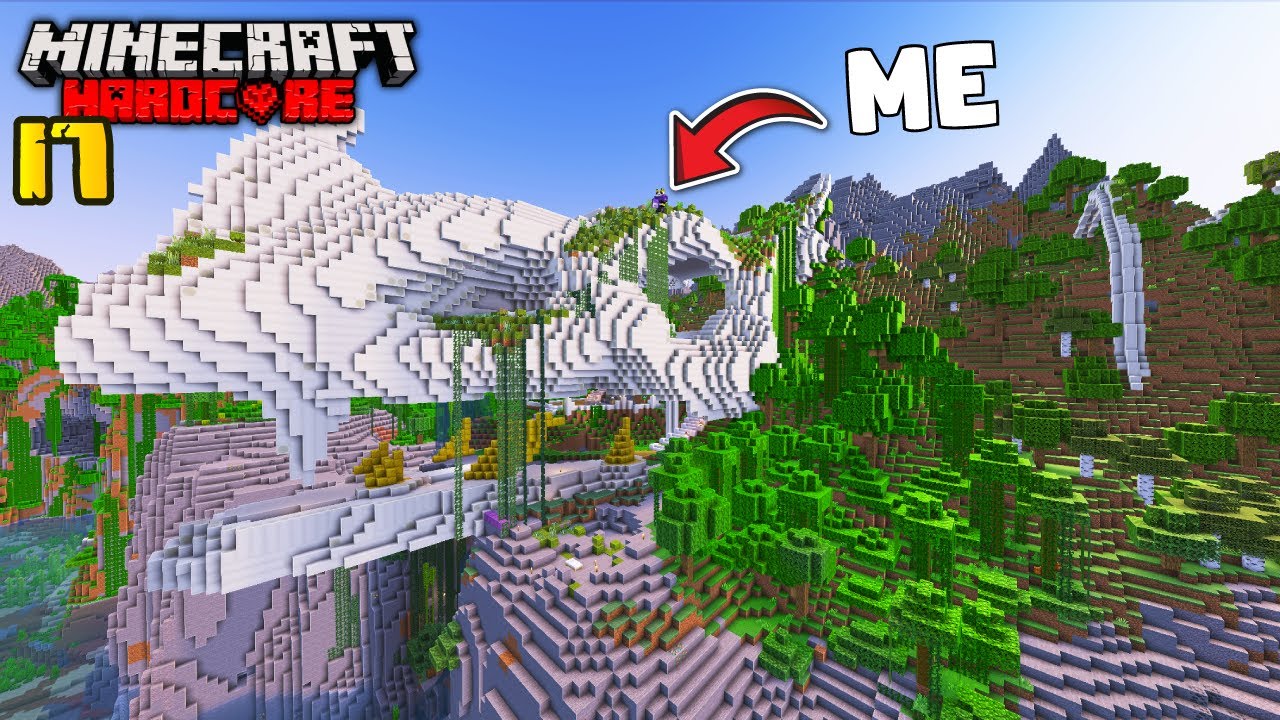 Building My Massive Dragon Skull Base in Minecraft Hardcore! (#17) - YouTube