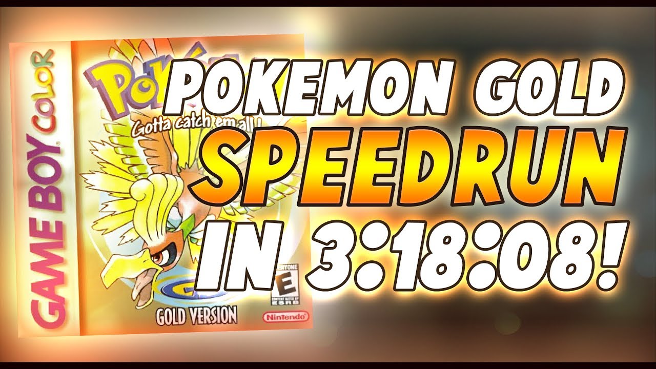 Pokemon Gold Speedrun in 3:18:08 - YouTube