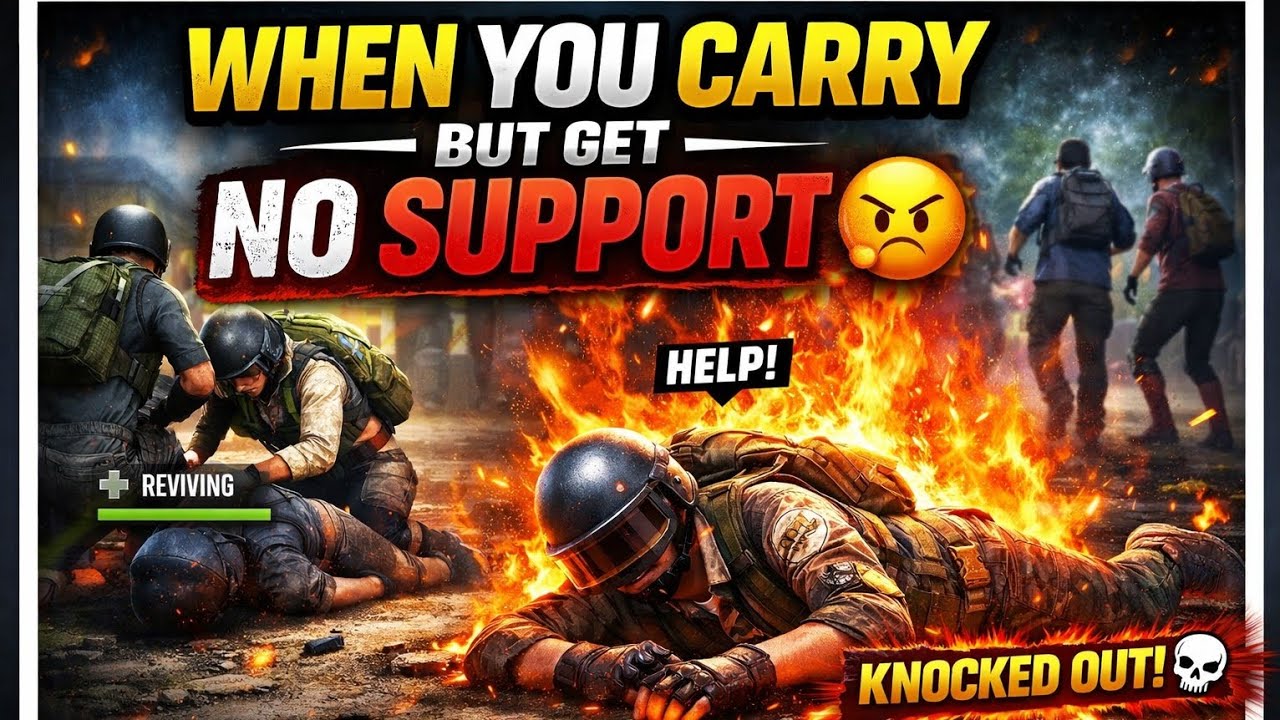 Carrying the Team Alone 😤 | No Support = Game Lost - YouTube