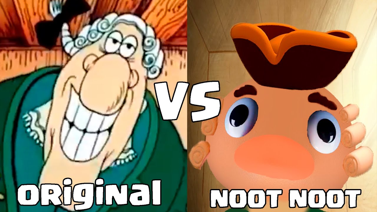 Dr Livesey Walking (Original VS Noot Noot) - YouTube