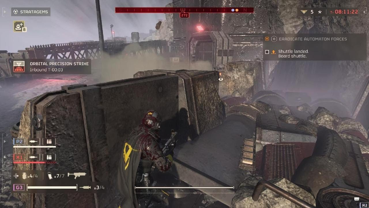 HELLDIVERS 2 SHIP FALL - YouTube