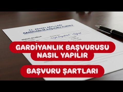 Gardiyanlık Başvurusu Nasıl Yapılır - Gardiyanlık Başvuru Şartları - Gardiyan Başvuru Süreci