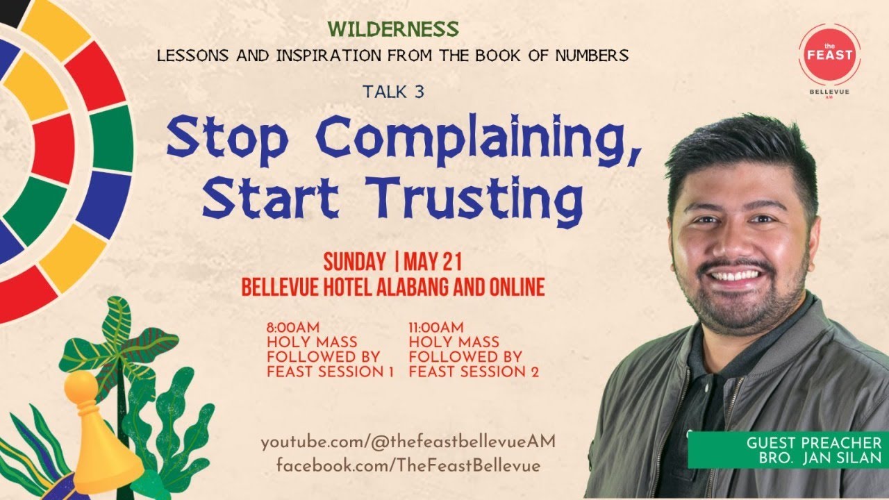 Feast At Home: Talk 3 - Stop Complaining, Start Trusting - YouTube