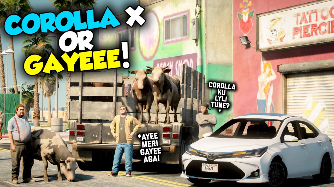 TOYOTA COROLLA X AUR GAYEEE | JIMMY'S NEW CAR | BAKRA EID MANDI SERIES ...