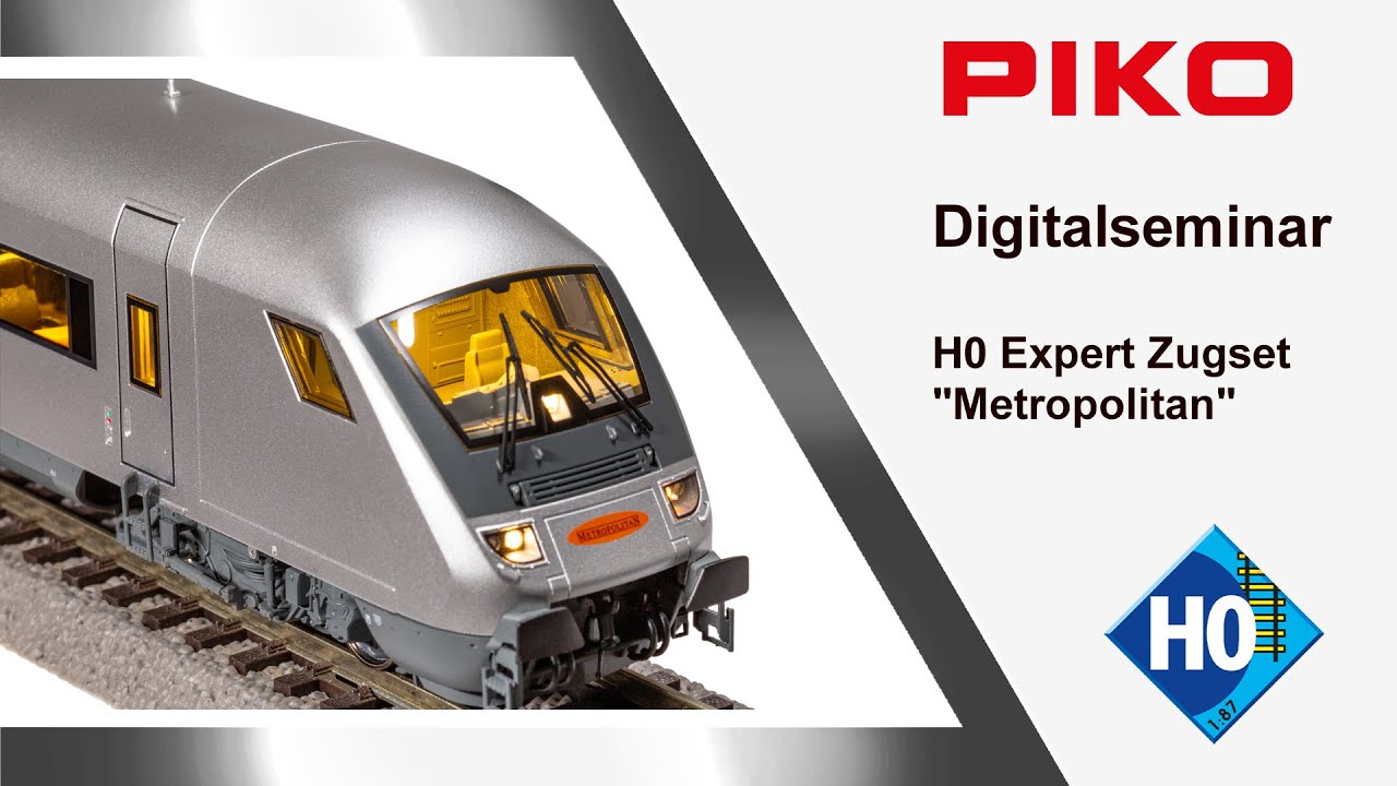 PIKO [D107] Digitalseminar H0 Expert Metropolitan - Luxuriöser ...