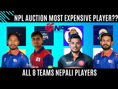 Npl Auction: The Most Expensive Player Who? || All 8 Team Squad Review ...