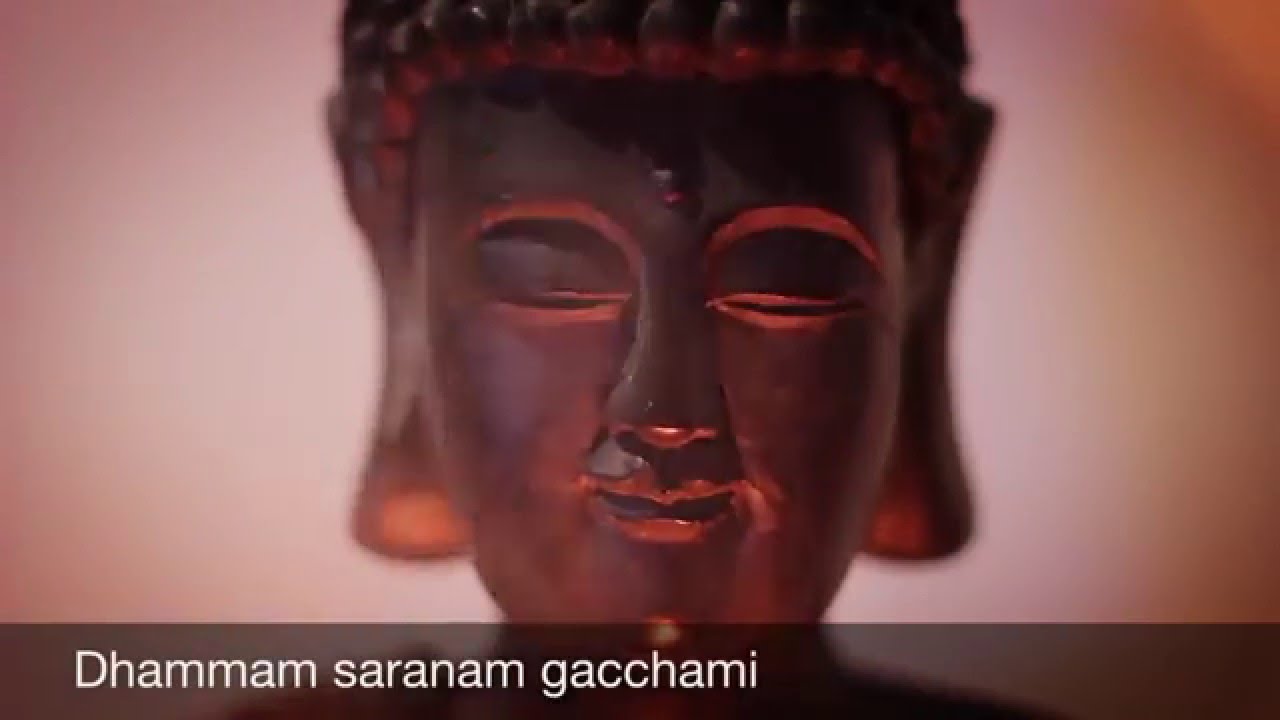 Three Jewels of Buddhism - Taking Refuge Mantra - YouTube