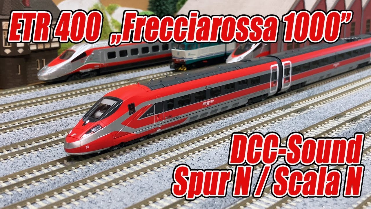 ARNOLD FS Trenitalia ETR 400 "Frecciarossa 1000" DCC-Sound Modellbahn ...