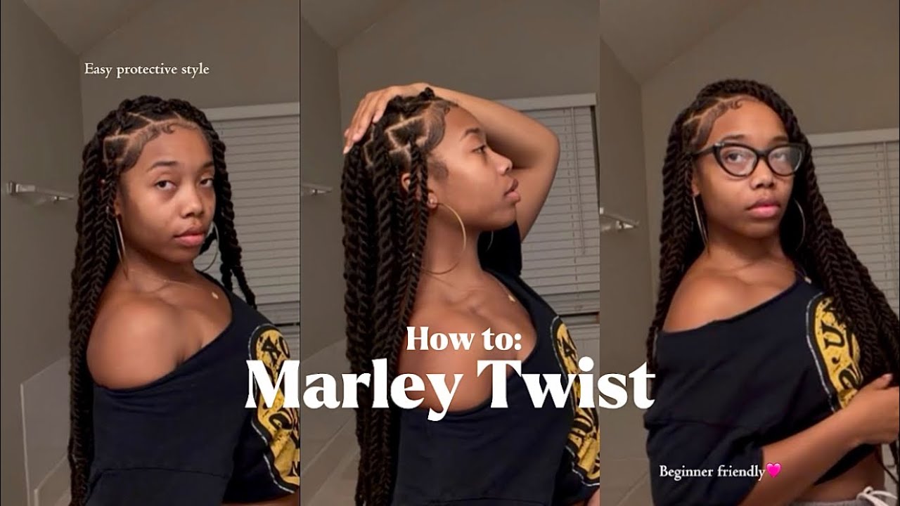 DIY: Marley Twist Tutorial 🩷 beginner friendly, easy protective ...