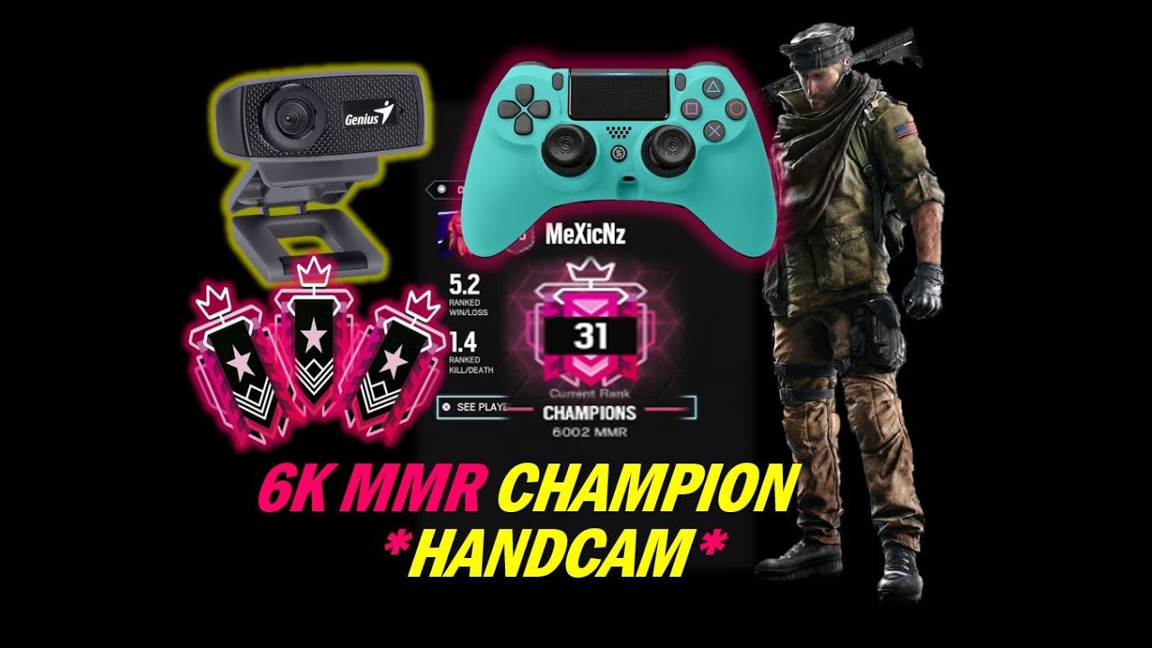 *HANDCAM 6K MMR* Controller Champion Highlights | Rainbow Six Siege ...