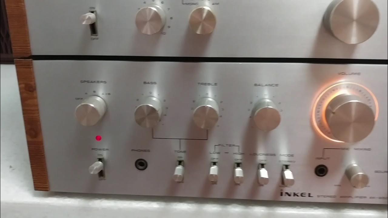 Inkel AK-650 Inte. AMP & TK-600 Analog Tuner - YouTube