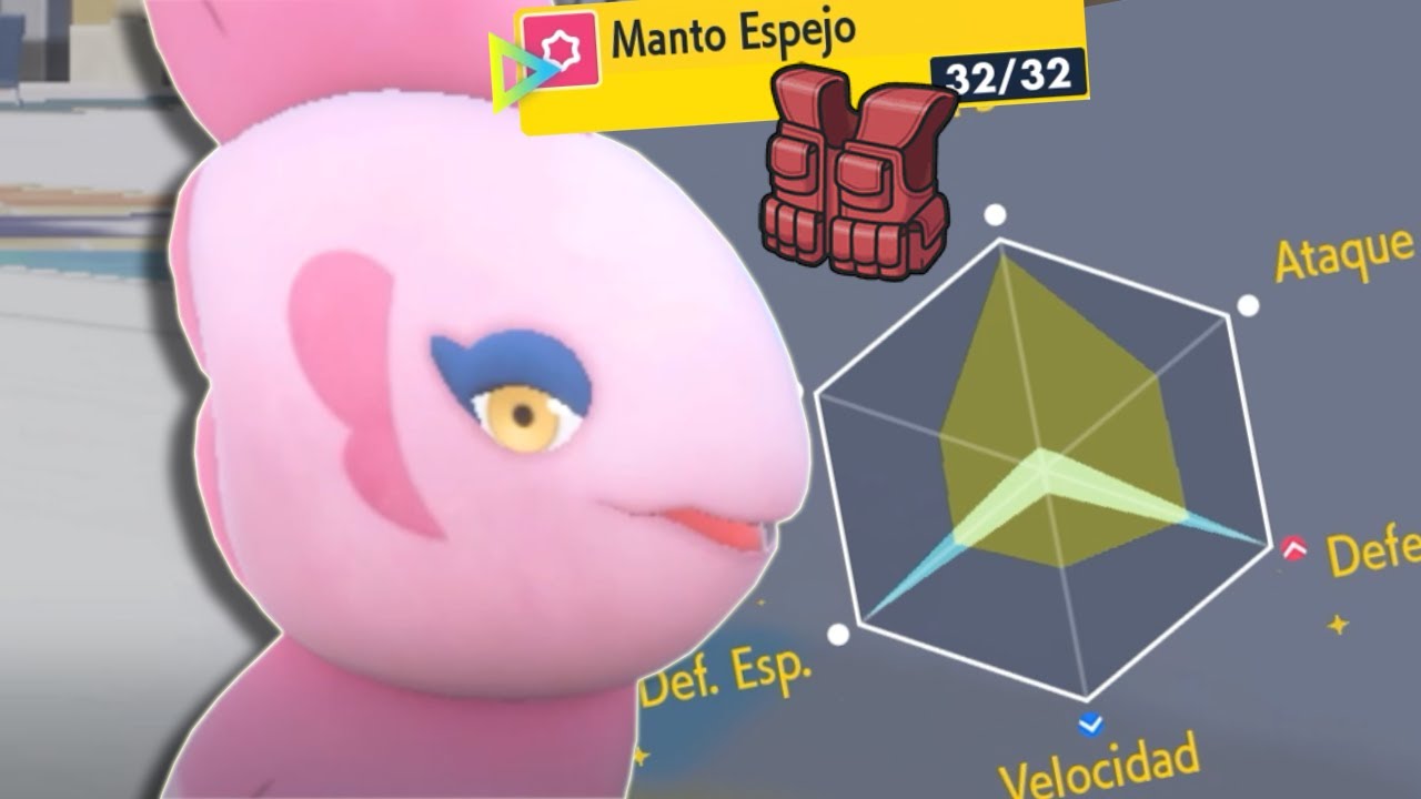 ¡ALOMOMOLA CHALECO ASALTO/MANTO ESPEJO ROMPE EL META! Pokémon ESCARLATA ...