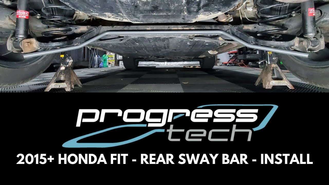 2015+ HONDA FIT - JAZZ - GK | Progress Rear Sway Bar Install & Review # ...