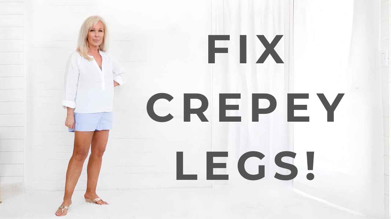 What Happens to Crepey Leg Skin After You Do THIS for 6 Hours... - YouTube