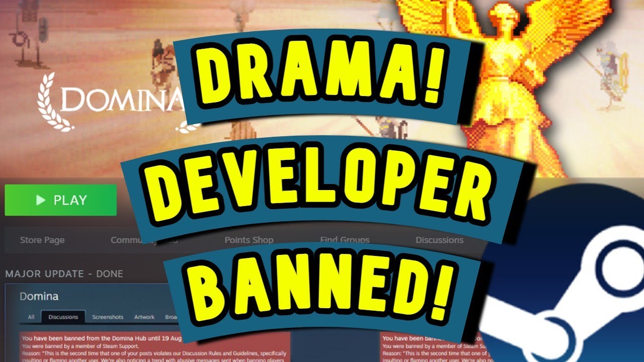 Drama Alert!!! DOMINA Steam Game & Developer Banned From Steam | Let's try to have a neutral ...