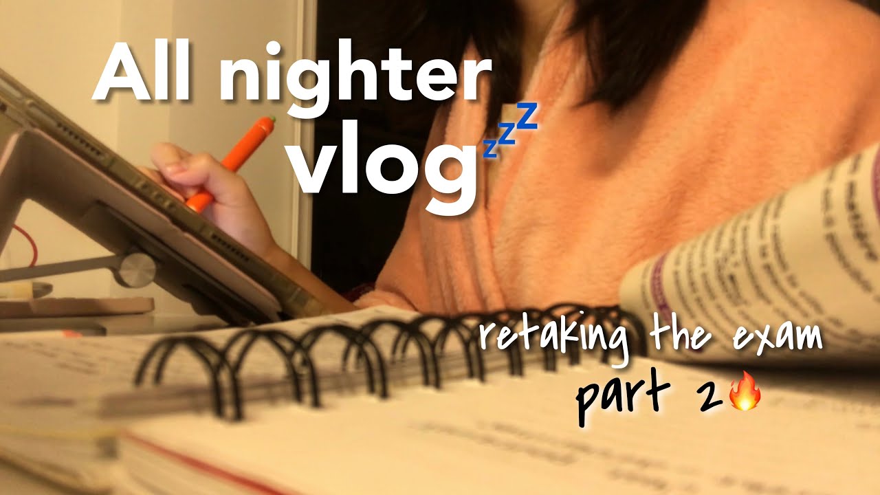 Come back stronger, retaking the exam📖 ️ | All nighters & getting sick ...