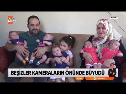 Hataylı beşizler 2 yaşında