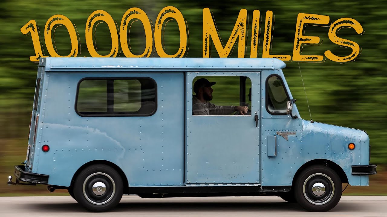 10,000 MILES in my TDI Swapped Mail Van - 1985 Grumman Kubvan - YouTube