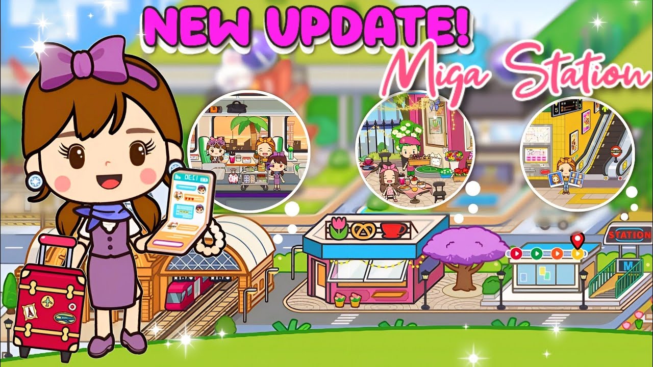Miga World NEW UPDATE‼️ MIGA STATION 🚉🚙NEW 3 LOCATION UPDATE‼️|Miga ...