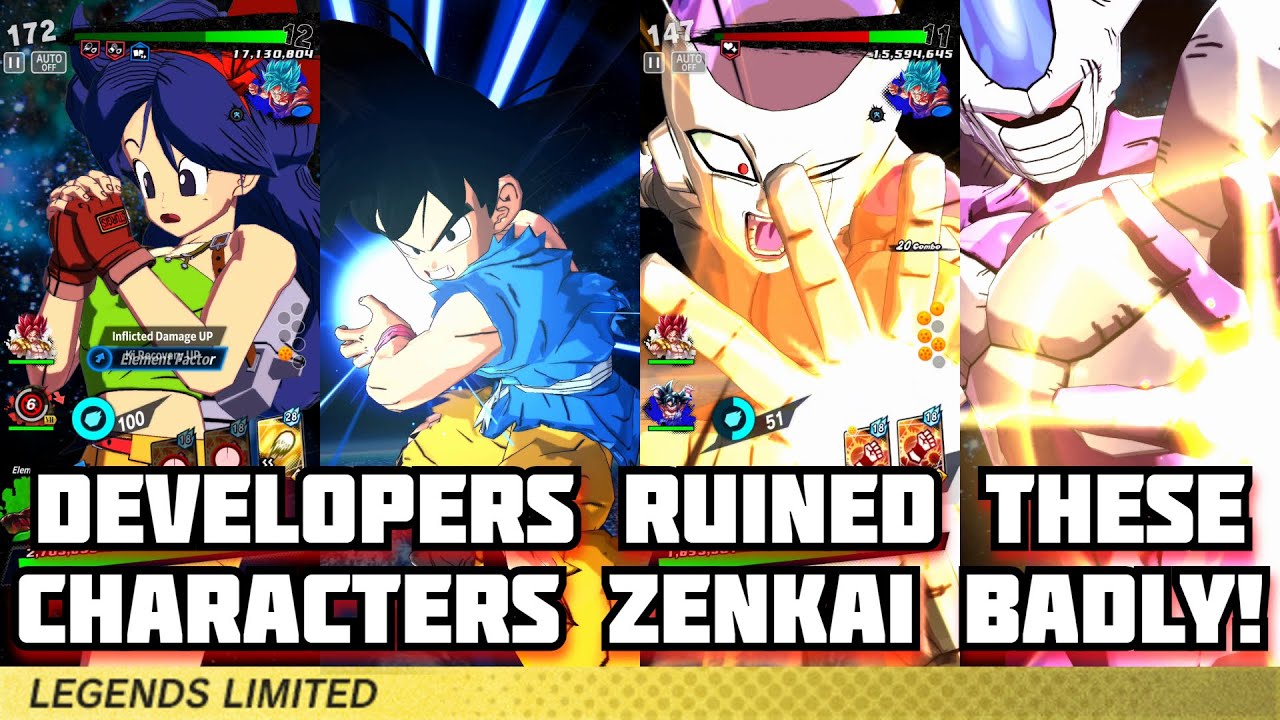 Developers Ruined These Character's Zenkai In Dragon Ball Legends - YouTube