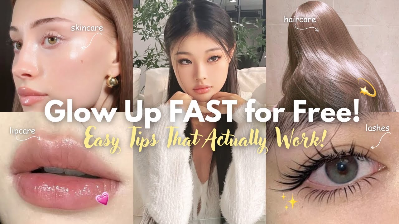 How to Glow Up Without Spending Money | Easy Glow Up Tips at Home💗 ...