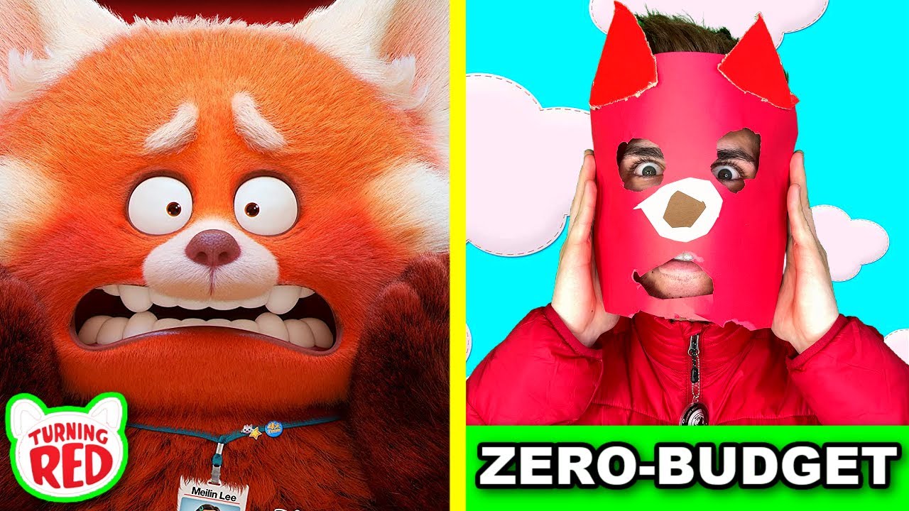 TURNING RED WITH ZERO BUDGET! (FUNNY) - YouTube