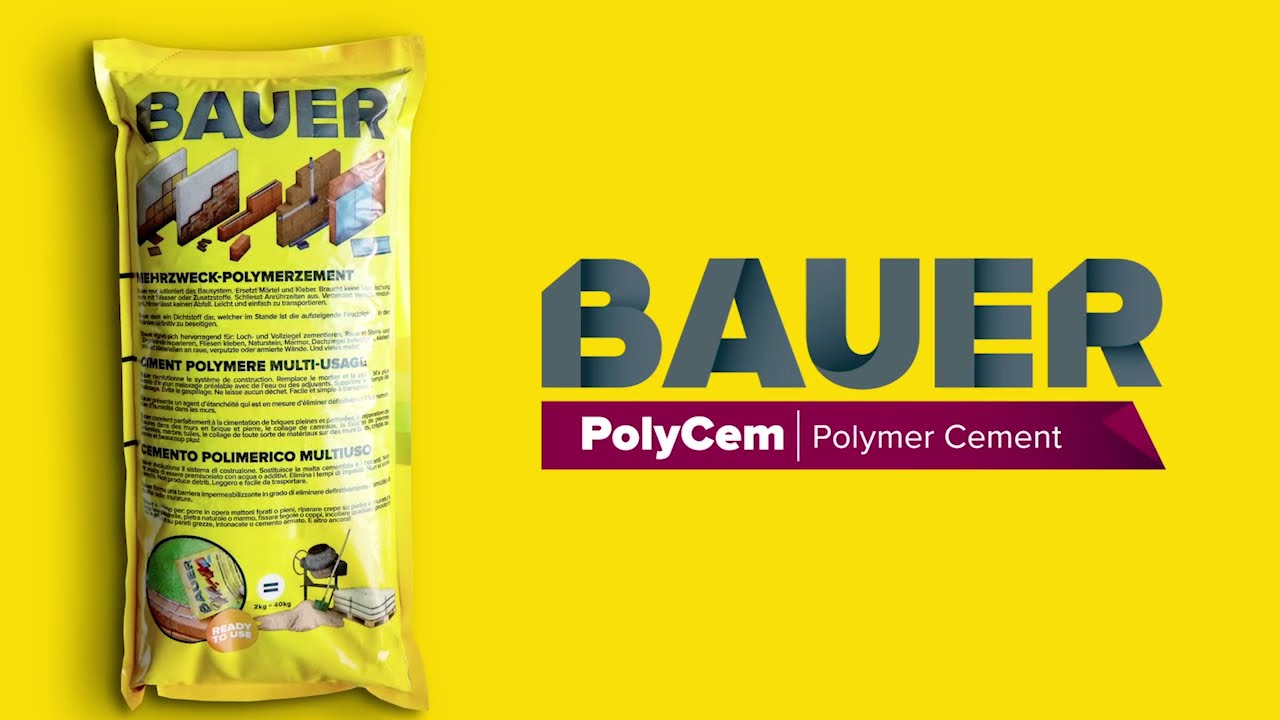 BAUER Instant Polymer Cement - YouTube