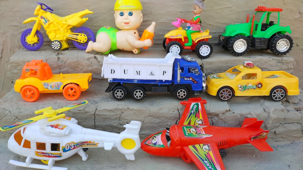 Cute Baby Gaddi Wala Dumpar | Toys kids cartoon Gaddi Wala | Police ...