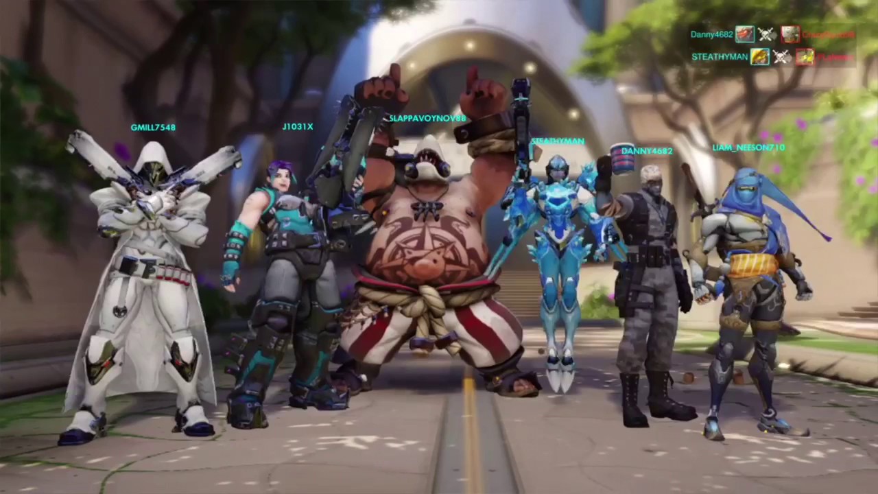 BOSS HOG-OVERWATCH GAMEPLAY-ROADHOG COMPILATION - YouTube