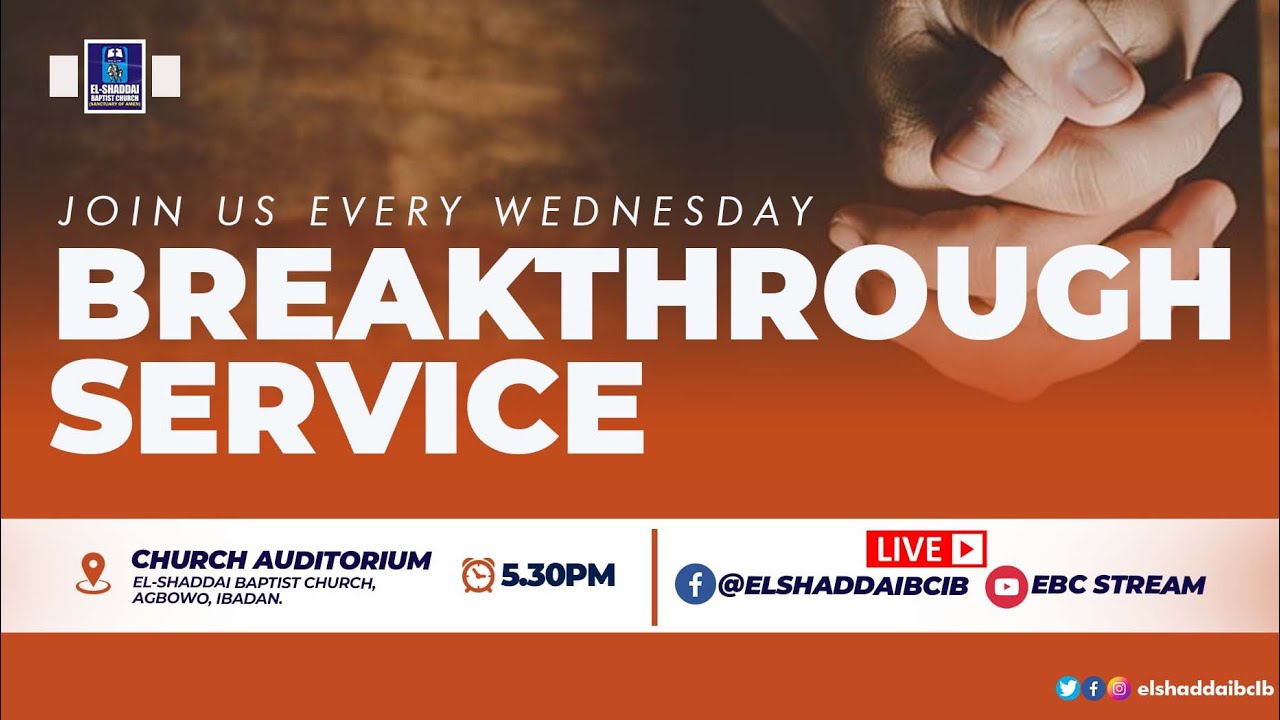 BREAKTHROUGH SERVICE | 28SEP22 - YouTube