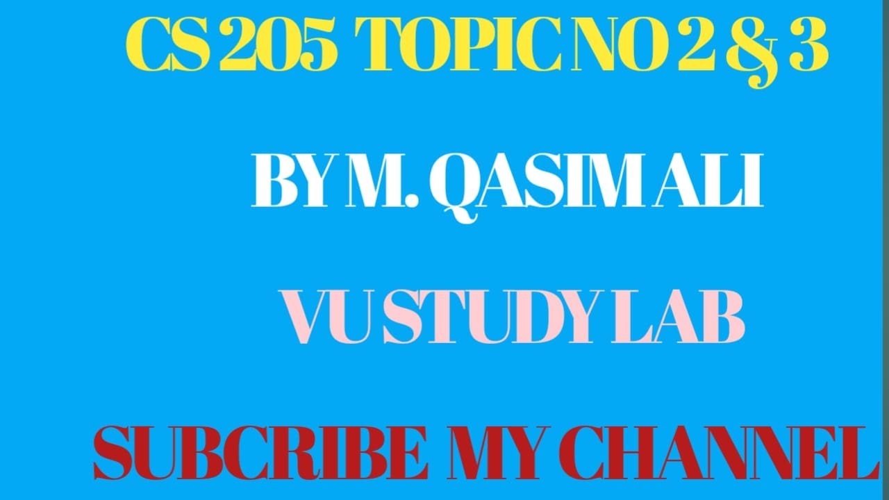 CS 205 Information security Topic No 2 and 3 - YouTube